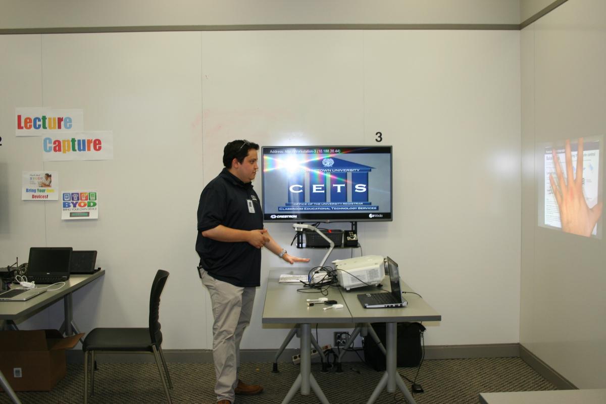 CETS Staff in the Field | Classroom Educational Technology Services | Georgetown University